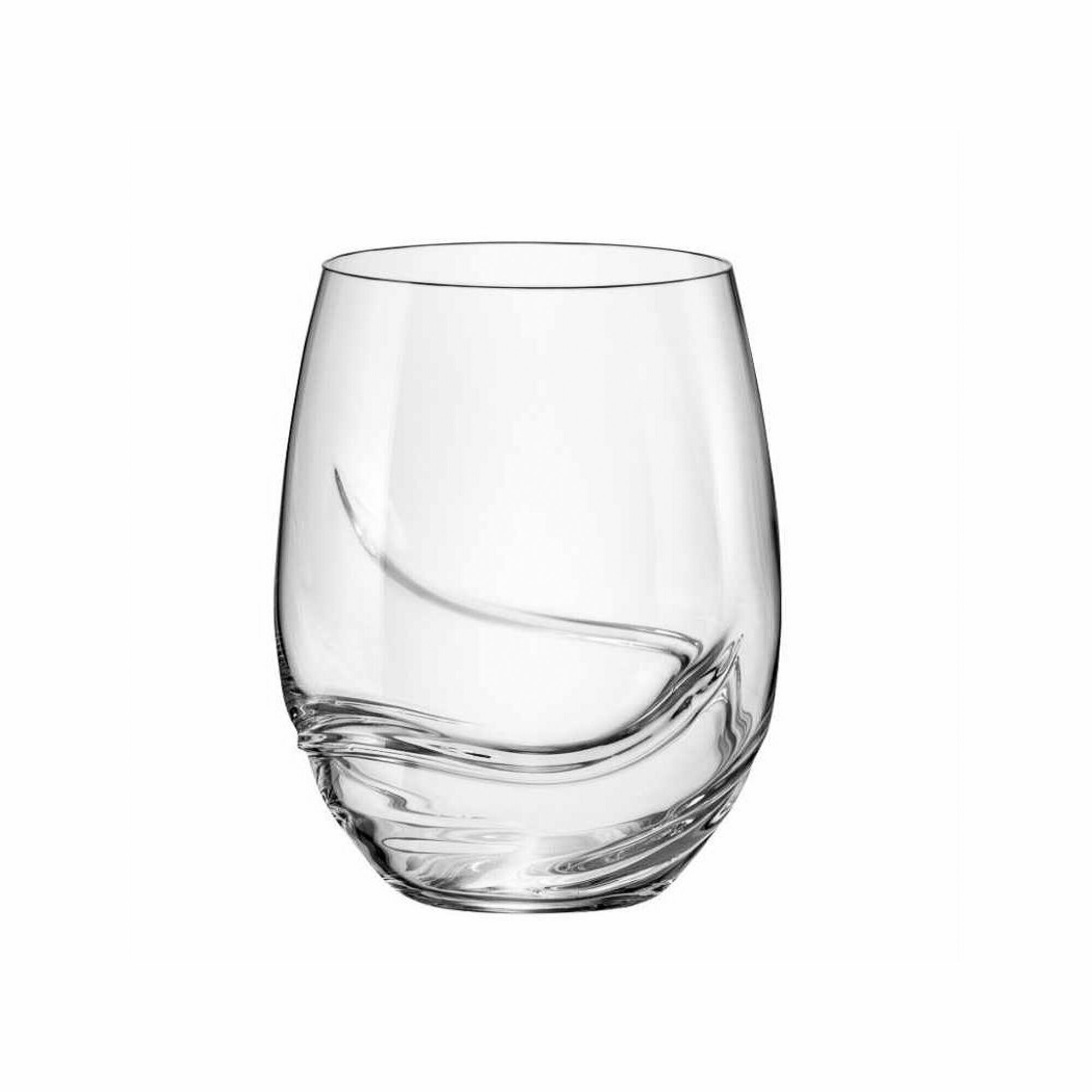Набор стаканов для виски "Турбуленция" 500 мл, 2 штуки, Богемия, Crystallex