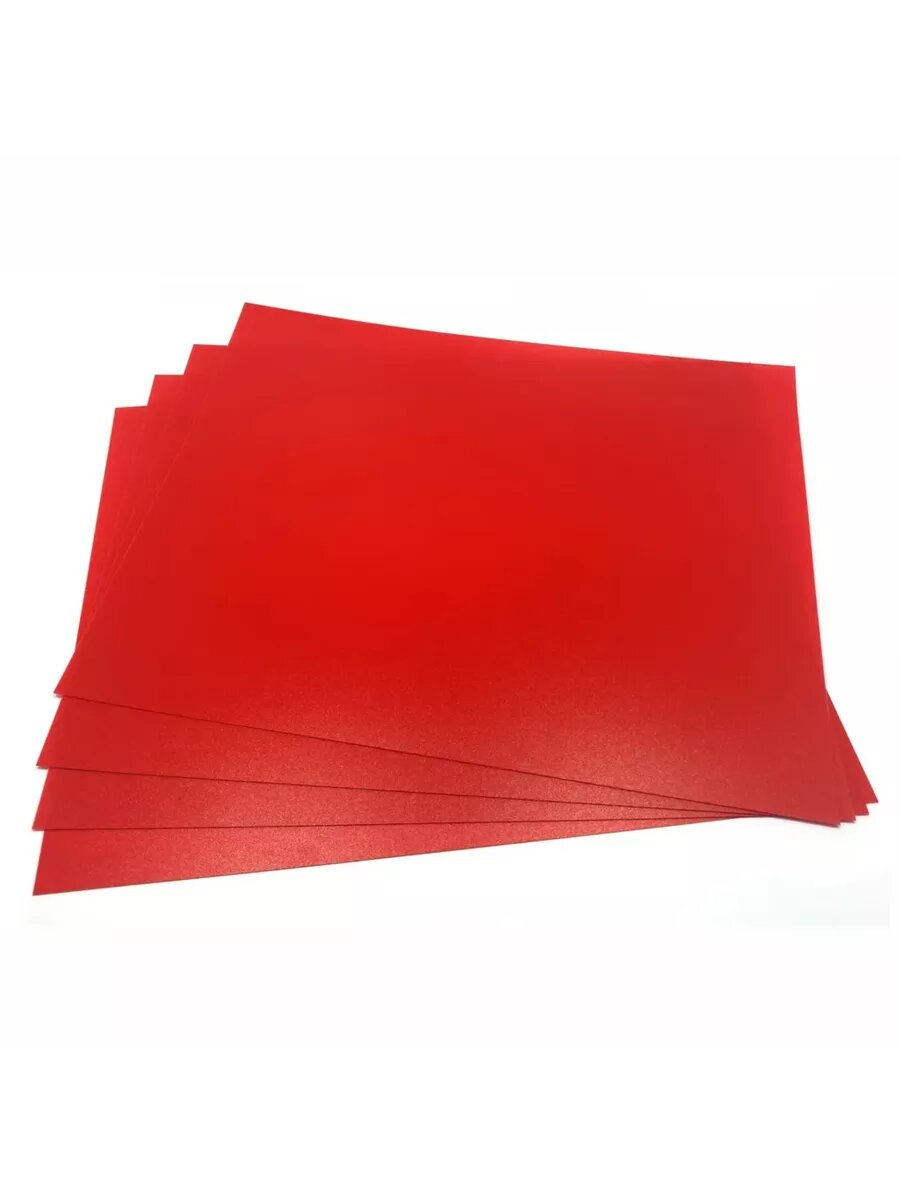 Декоративные элементы AFEW, красный, пластик, 30 см x 25 см x 0,5 см, 4 шт