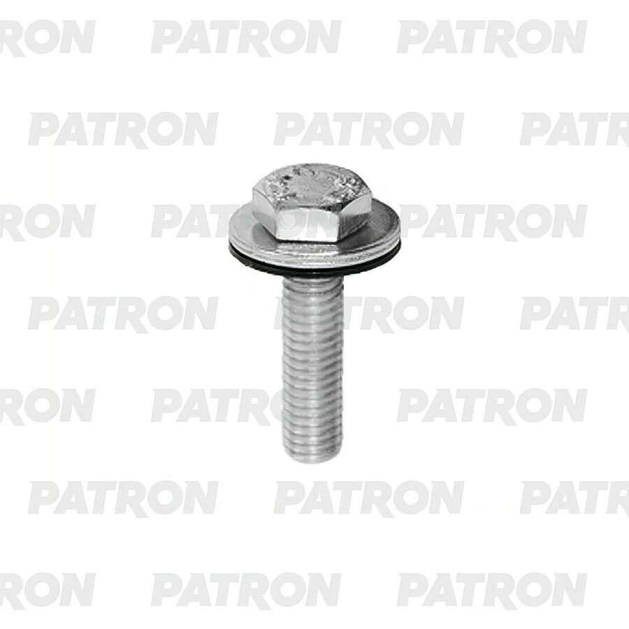 Винт металлический с шайбой, универсальный M6x25x16mm