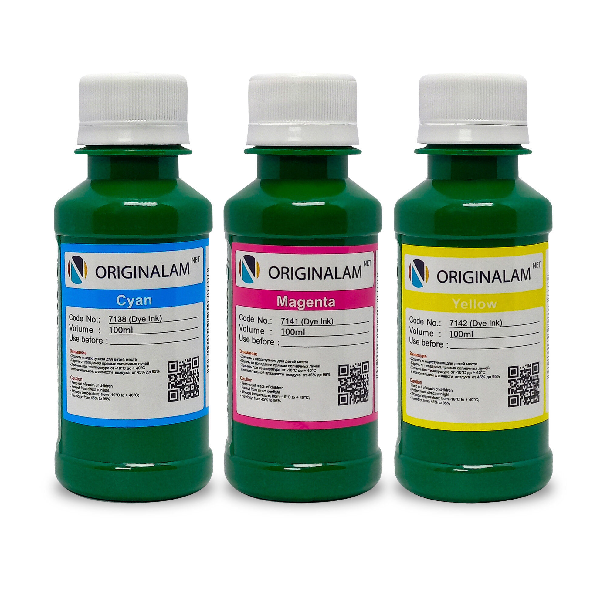 Чернила Originalamnet (Фото) для Epson 3 цв. по 100 мл (C, M, Y)