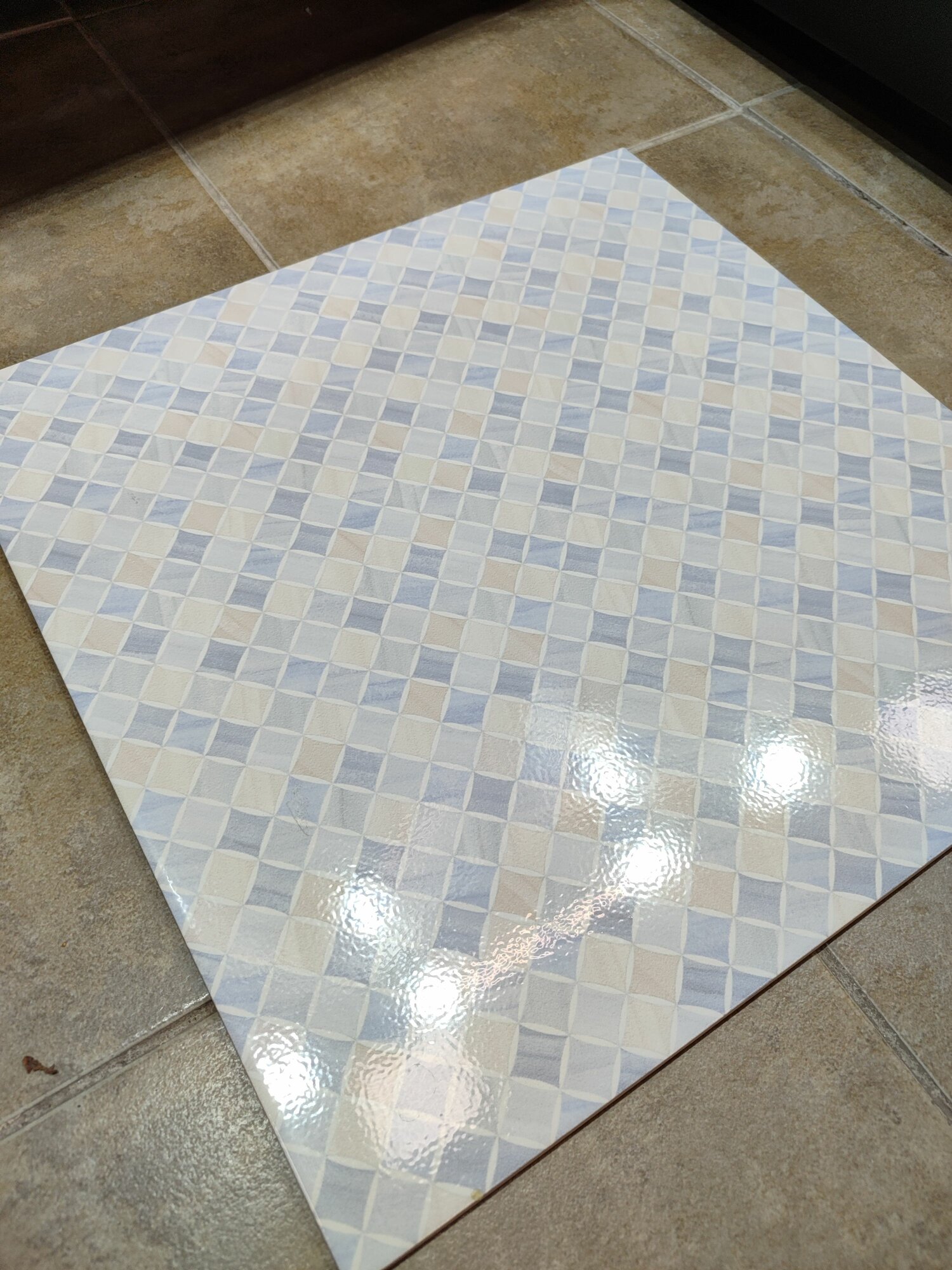 Напольная плитка Pixel Blue 42x42