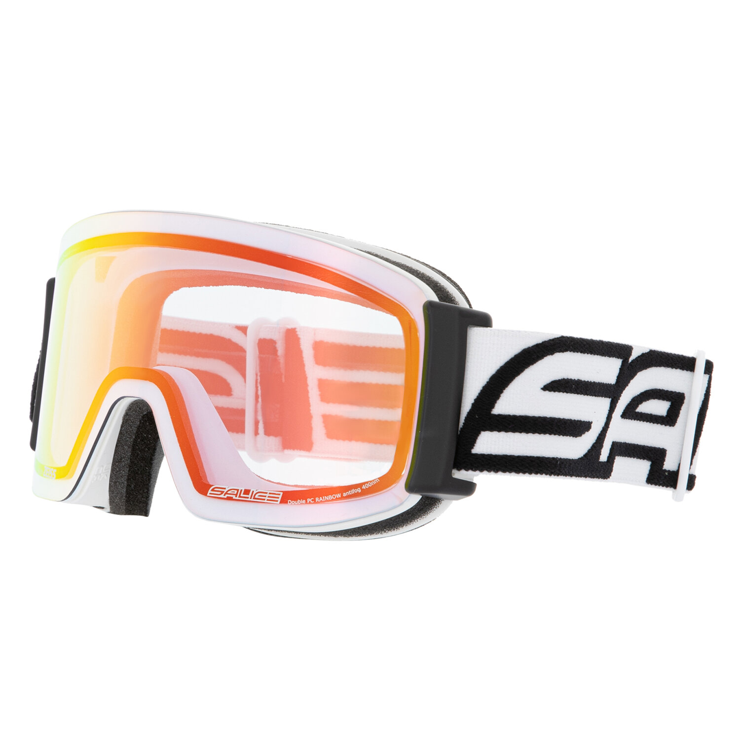 Маска горнолыжная Salice 102DARWF White/Darw Clear S1