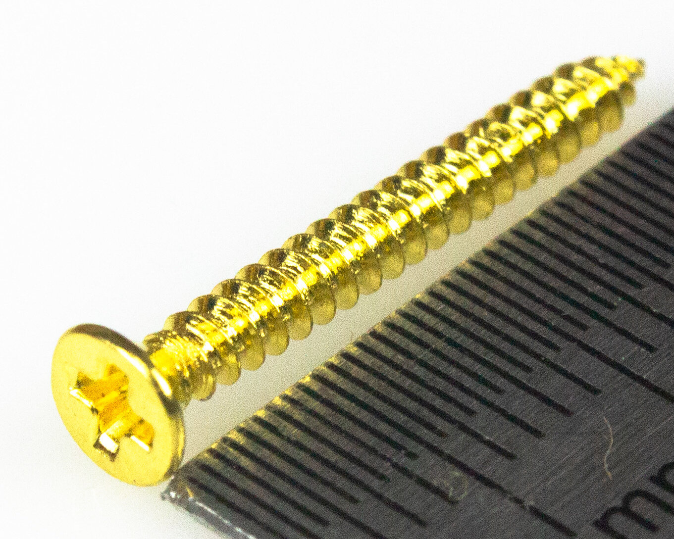 PARTSLAND WF2.2_2X19-GD, cаморез для рамок хамбакера (2.2x19mm), позолота