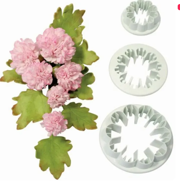 Вырубка "Гвоздика" для изготовления украшений из мастики.