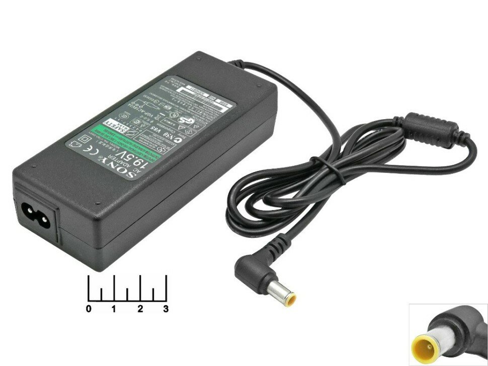 Блок питания 19.5V 3.9A Sony AC-N212-A (PA-1750-09SY) импульсный (6.5*4.4) без шнура (восьмерка) уго