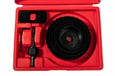 Набор кольцевых пил по дереву P.I.T. 7 шт, 64-127 мм (AWOD05-0007)