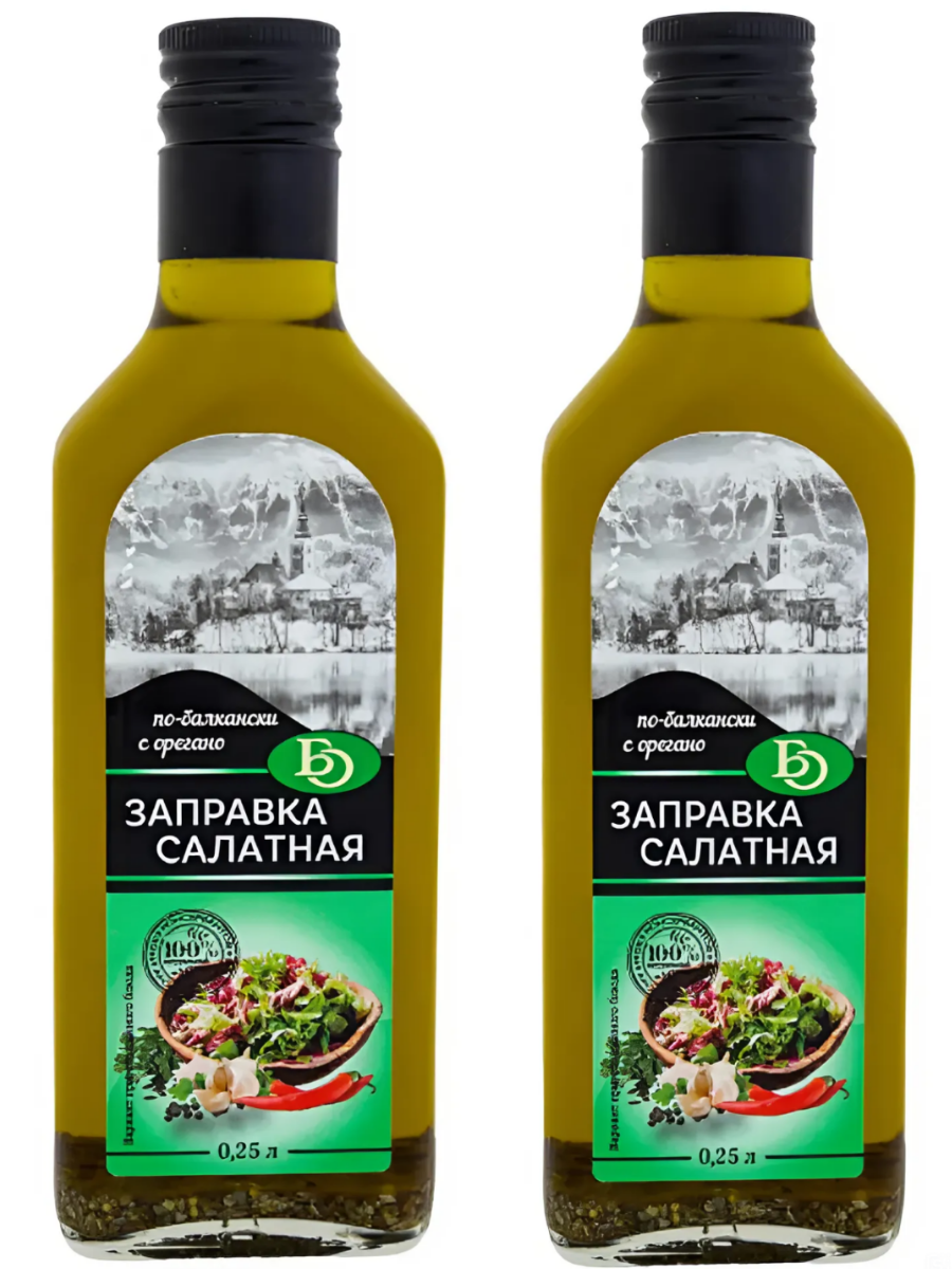 Заправка салатная по-балкански с орегано 250 мл*2