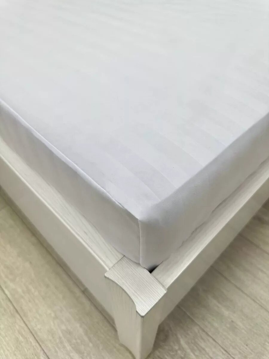 Kerimov GROUP простынь на резинке 120х200х20, хлопок 50% полиэстер 50%