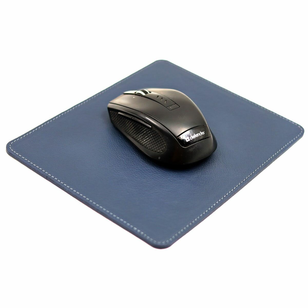 Коврик для мышки 22 х 27 см из натуральной кожи Audmorr J, NewPad L Indigo