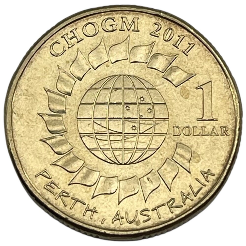 Австралия 1 доллар 2011 г. (Встреча глав правительств Содружества в Перте)