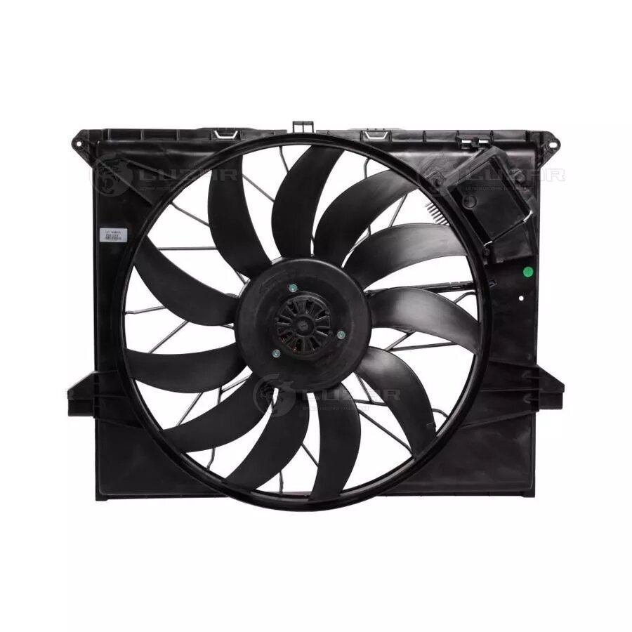 Мотор охлаждения Mercedes-Benz ML (W164) (05-)/GL (X164) (06-) с кожухом (600W) (LUZAR)