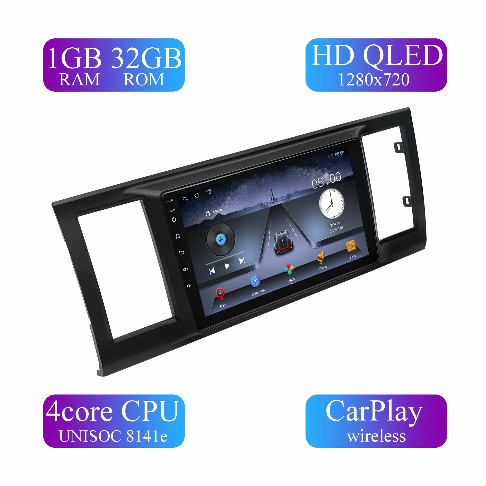 Магнитола Volkswagen Caravelle 6 T6 2015-2020 Android 1/32 QLED