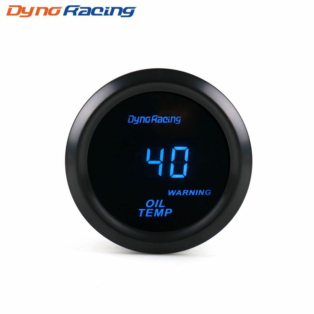 Датчик температуры масла 2 "52 мм цифровой датчик температуры масла 40-150 градусов Цельсия Синий светодиод с датчиком автомобильного счетчика