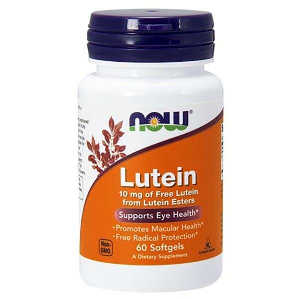 NOW Lutein Esters 10 mg. Лютеин 10 мг - 60 капсул