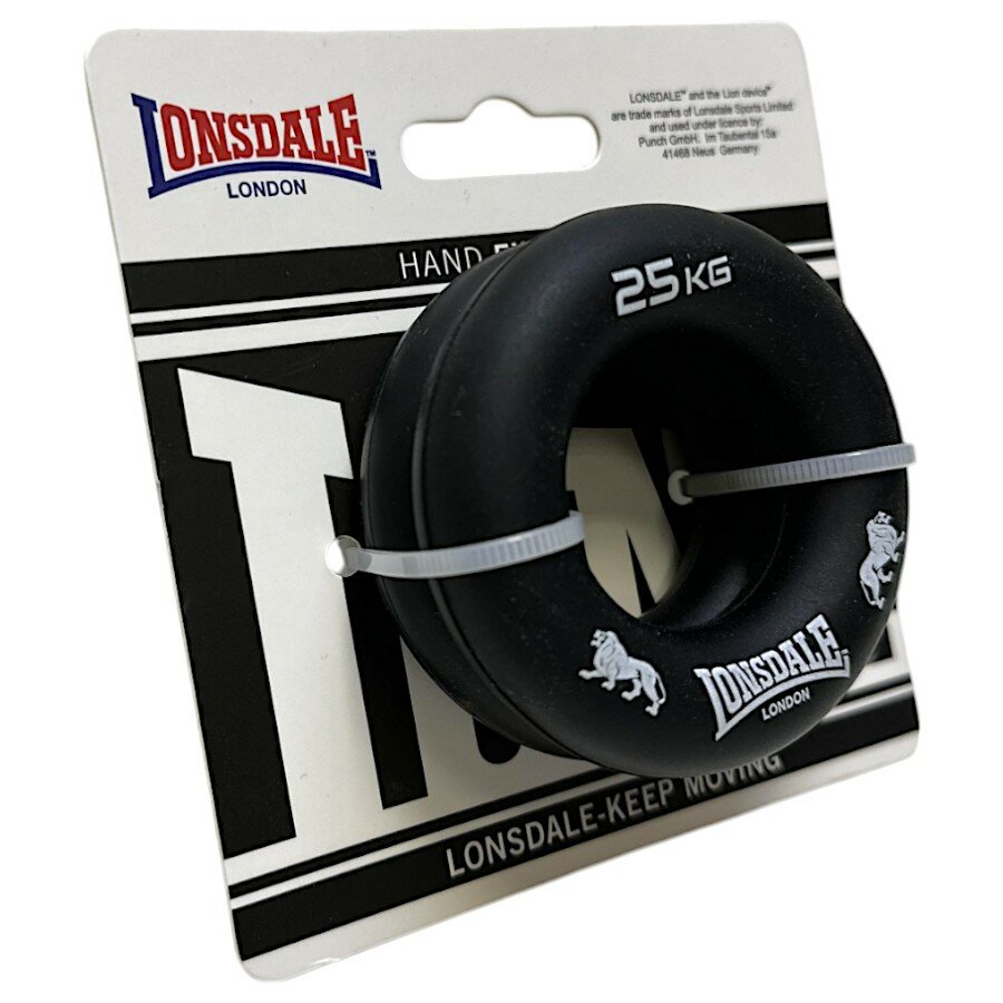 Кистевой эспандер Lonsdale 25 кг. чер. (2 шт)