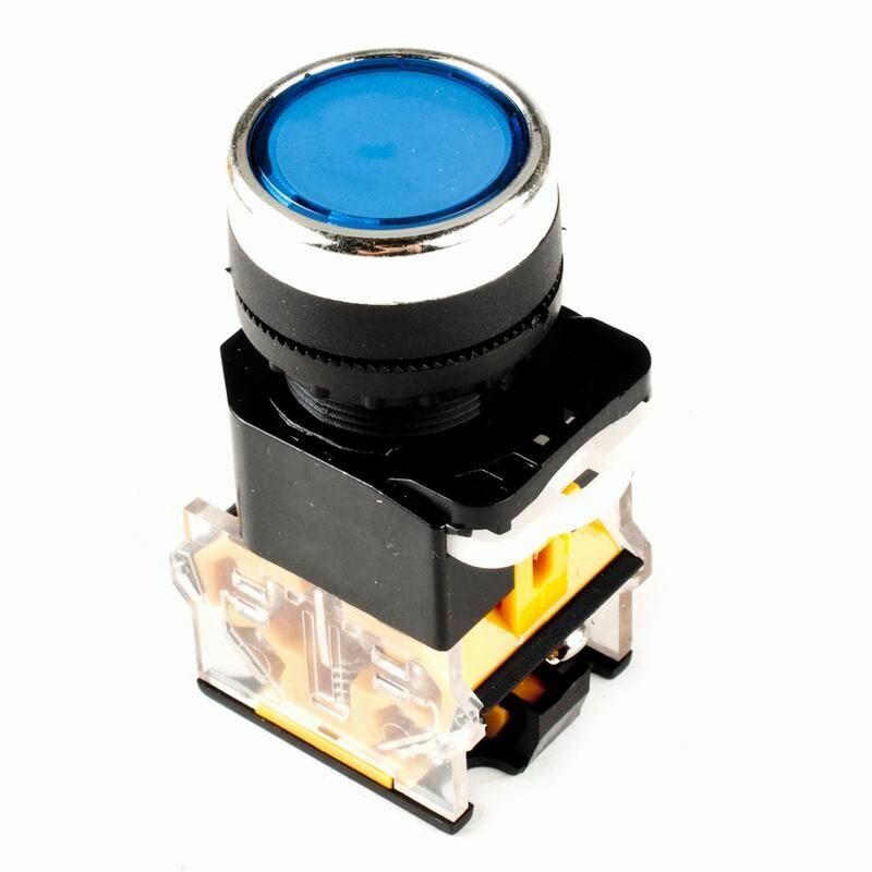 LA38-11/203 Кнопочный выключатель мгновенного действия, мощный, Синий
