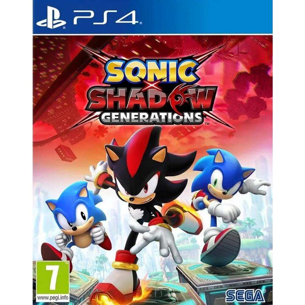 Игра Sonic x Shadow Generations - Day One Edition (PS4, русская версия) Sega Blu-ray диск 7+