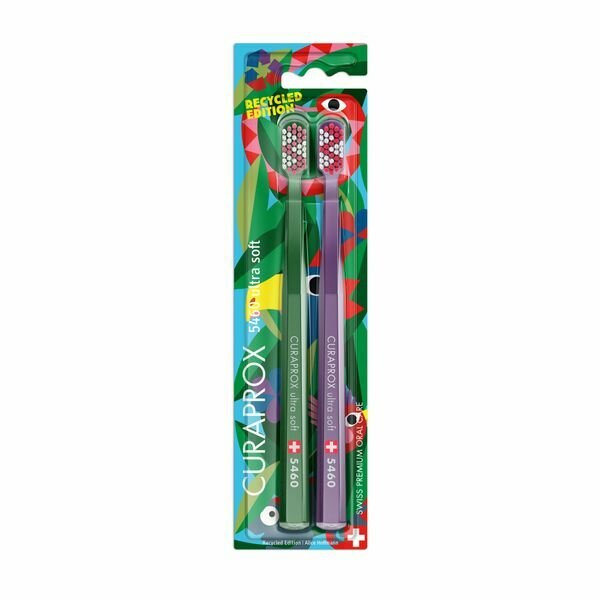 Щетка зубная ультрамягкая для взрослых Duo Recycled Curaprox/Курапрокс 2шт