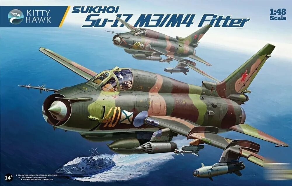KNOW EASY-Kitty Hawk 80144 1/48 Сухой Су-17М3/М4 Модель в сборе