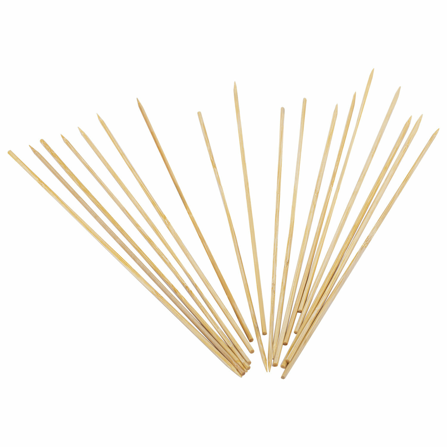 Упаковка 30 шт. Шпажки-шампуры для шашлыка бамбуковые 25 см, 100 штук, КП, 107949