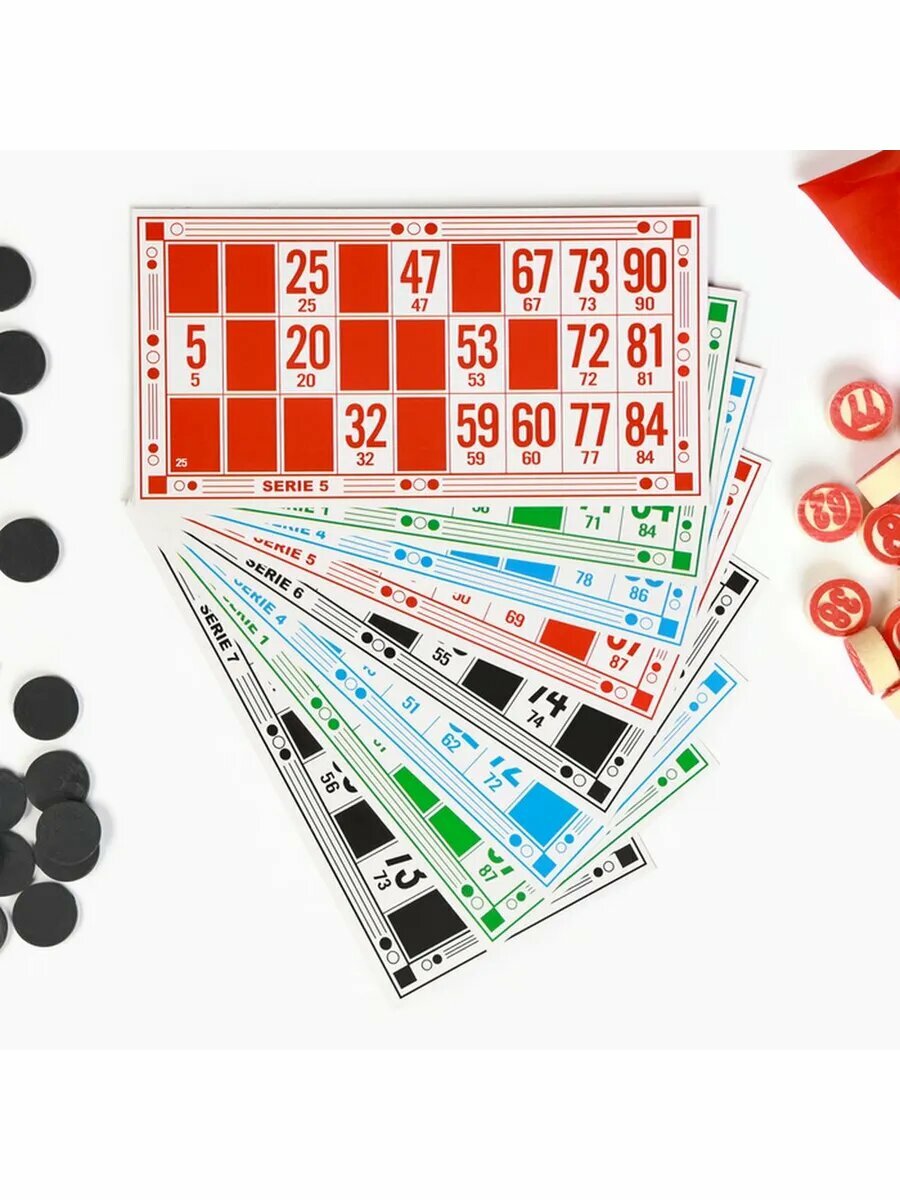 Классическая семейная настольная игра Русское лото