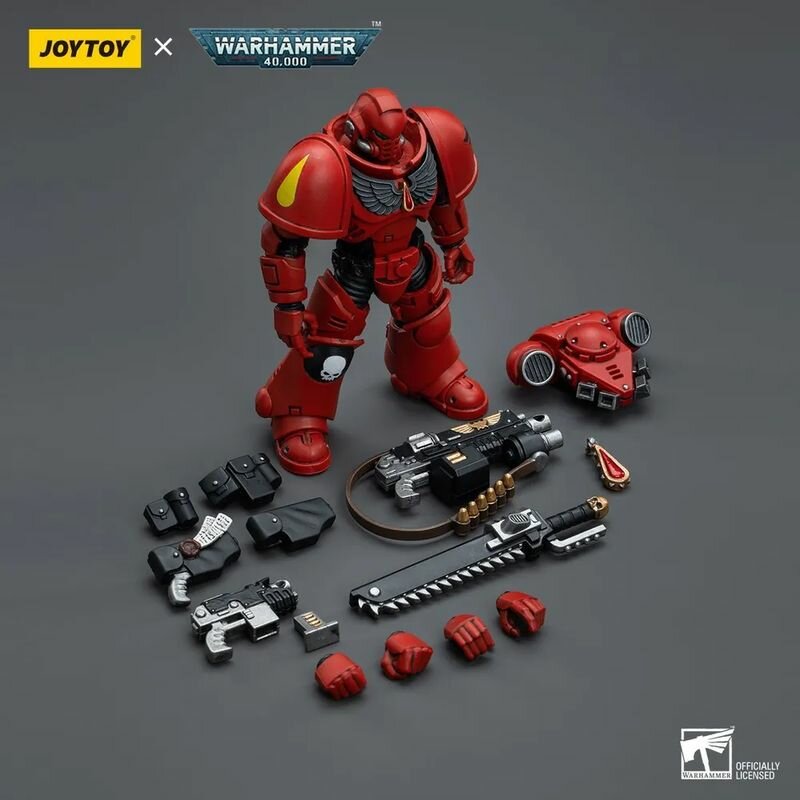 Подвижная фигурка JOYTOY Warhammer 40000 Blood Angels Intercessors