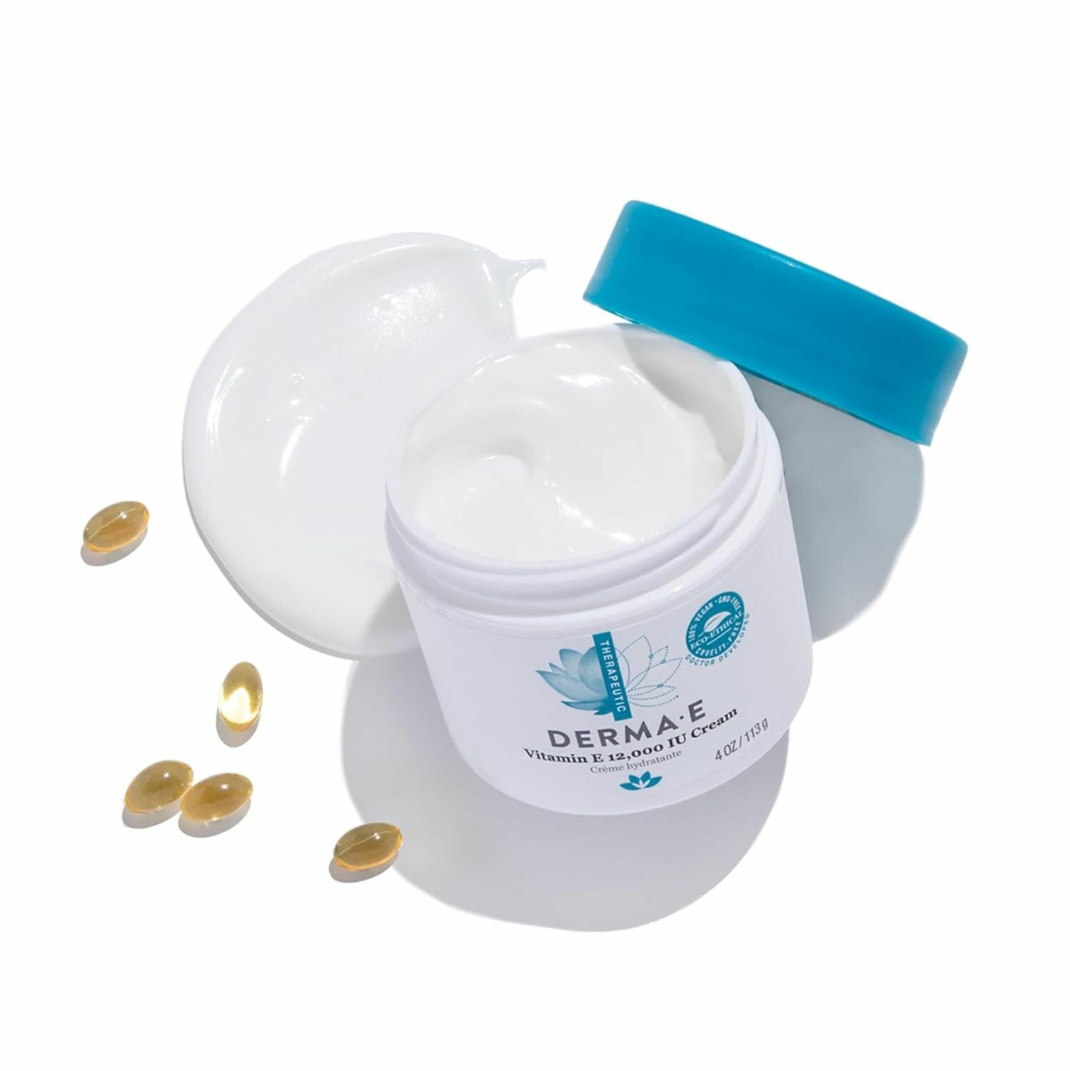 Derma E, крем с витамином Е, 12 000 МЕ, 4 унции (113 г)