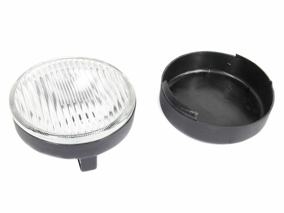 Фара противотуманная круглая белая с крышкой 2101 3743 04 лампа 12v 2101.3743-04