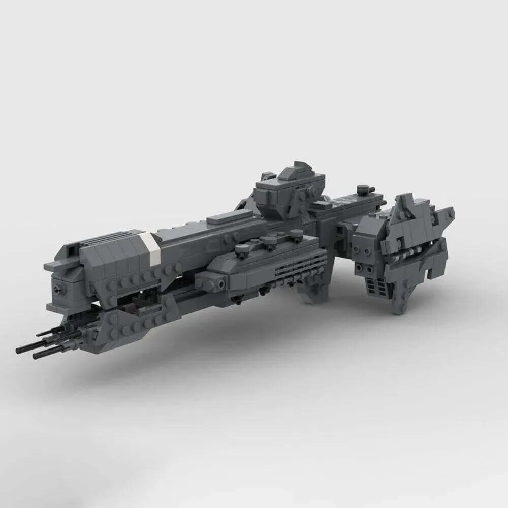 MOC Space Battle UNSC Paris Class Heavy Frigate 550 деталей конструктор