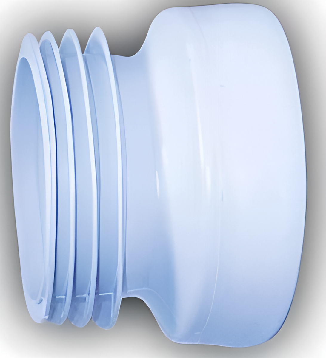 Слив для унитаза 90-105/100-110 мм, прямой вход, длина 10 см