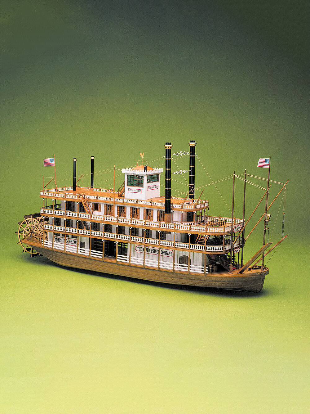 Модель корабля от Mantua, пароход Mississippi Riverboat, 700 часов, М.1:50