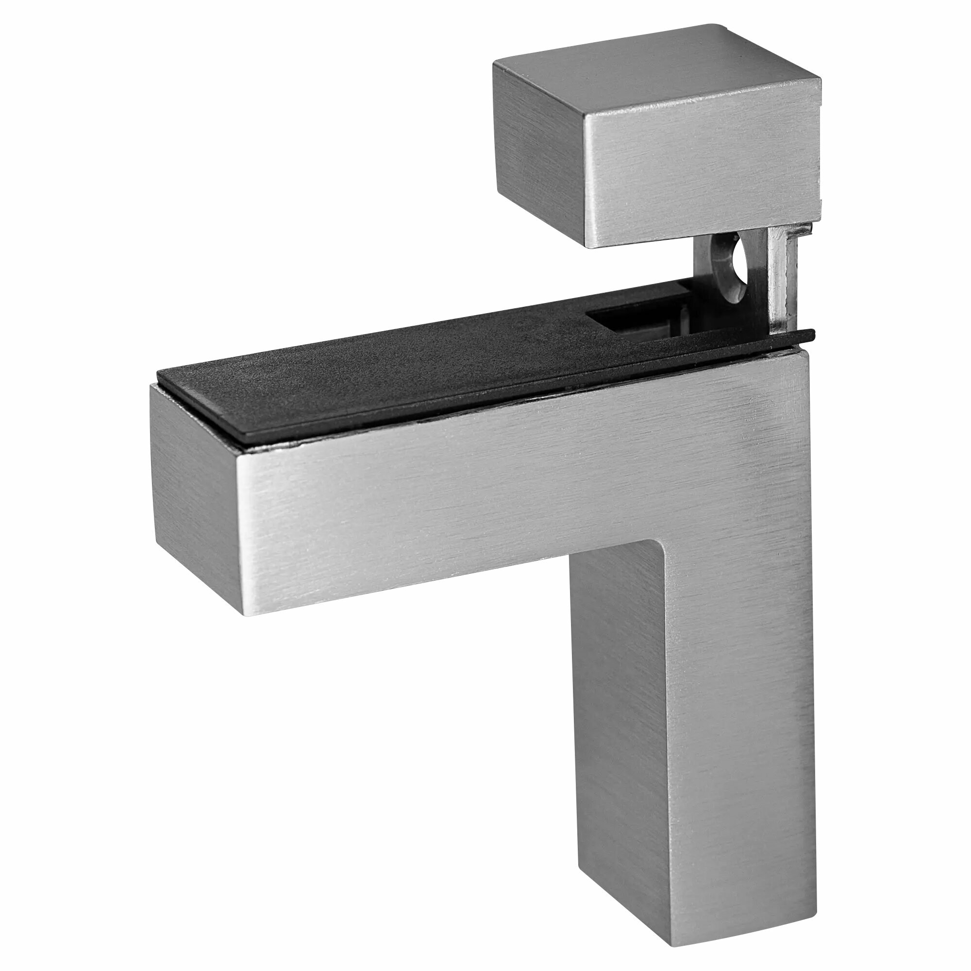 Пеликан полкодержатель 85×24×64 мм ЦАМ цвет никель для мебельной полки и шкафов