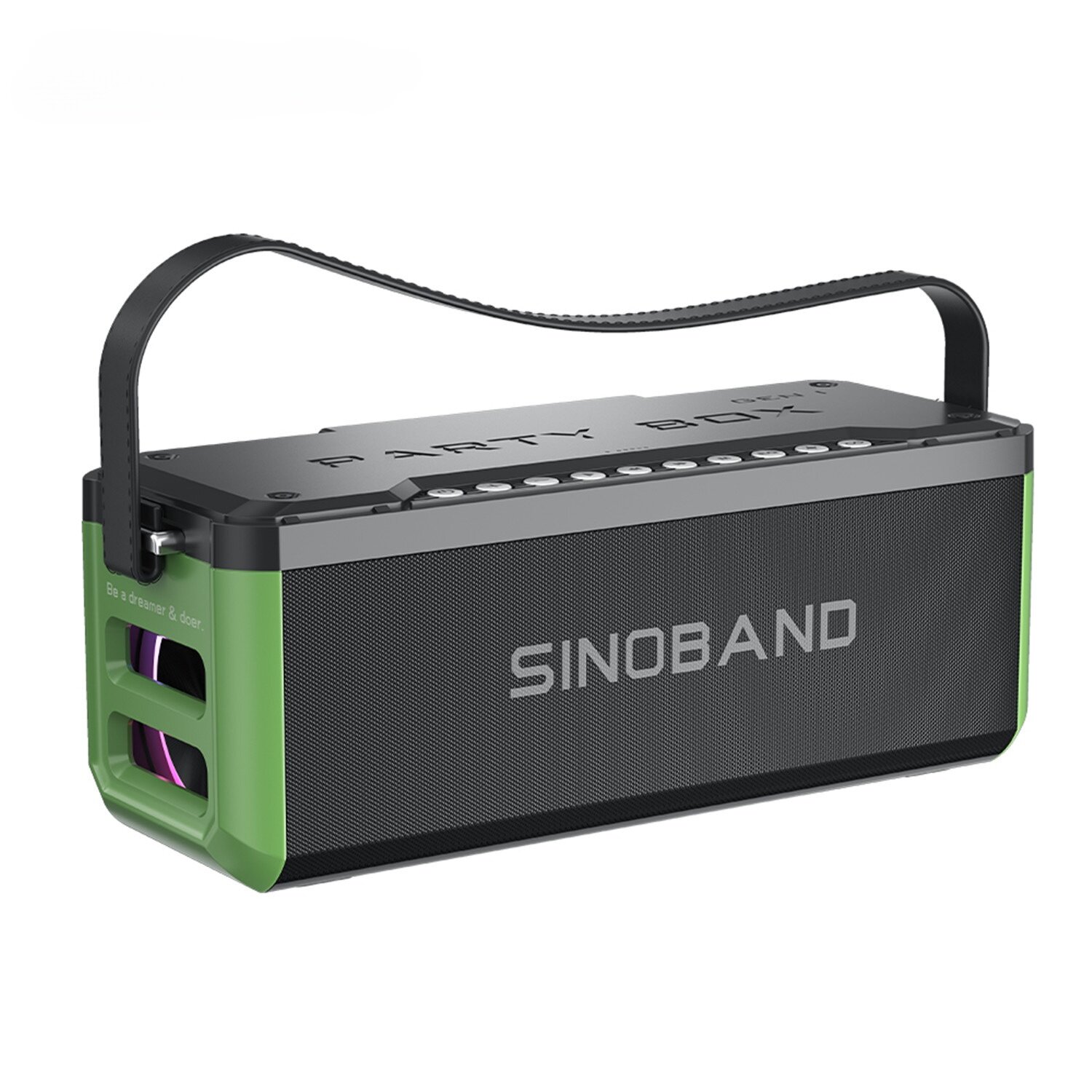 Колонка Bluetooth XDOBO Party Box 1985 наружная 130W водонепроницаемая беспроводная сабвуфер TWS поддержка двойного соединения BT TF карта USB флешка AUX