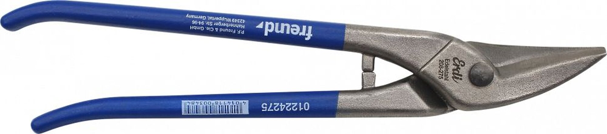 Ножницы FREUND 01224275, по металлу, радиусные, правые, HRC 58-60