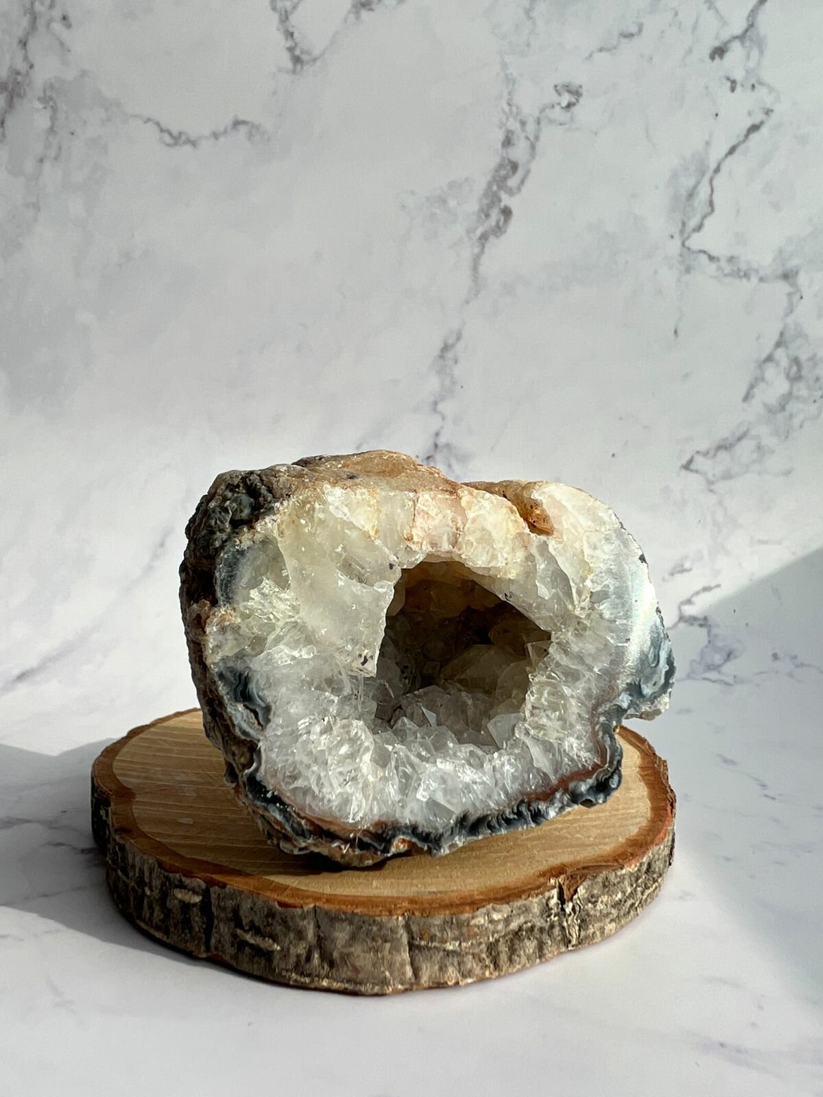 Жеода коллекционная натурального камня Агат