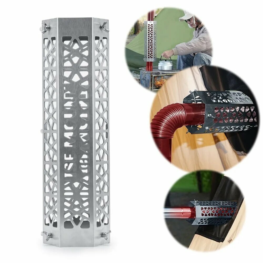 Защитный экран для камина, шестиугольная нержавеющая сетка, вес 792 г