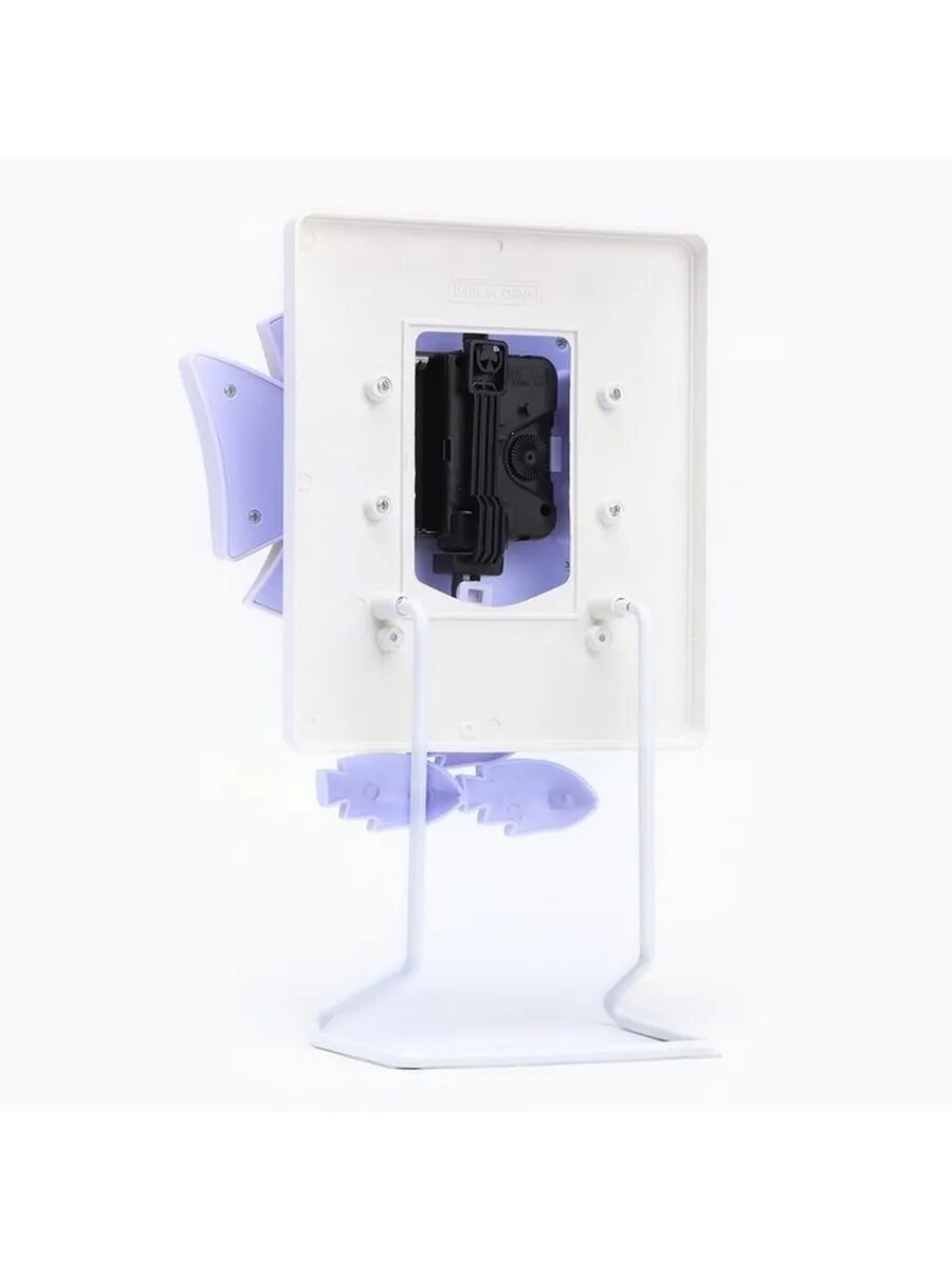 Яркие детские настольные часы с рыбками