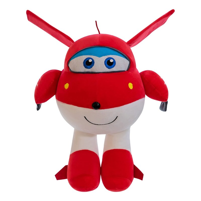 Плюшевая игрушка Super Wings Луди красный 30 см, детская игрушка для сна, подарок на день рождения, мягкий подушка