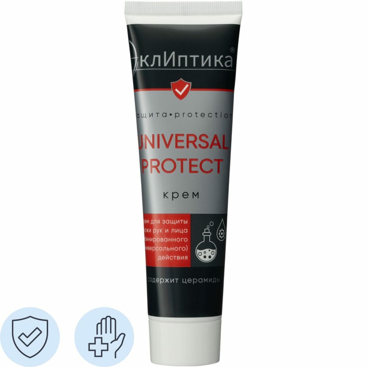 Крем защитный ЭклИптика Universal Protect, 100мл, для рук и лица (1969463), 72шт.