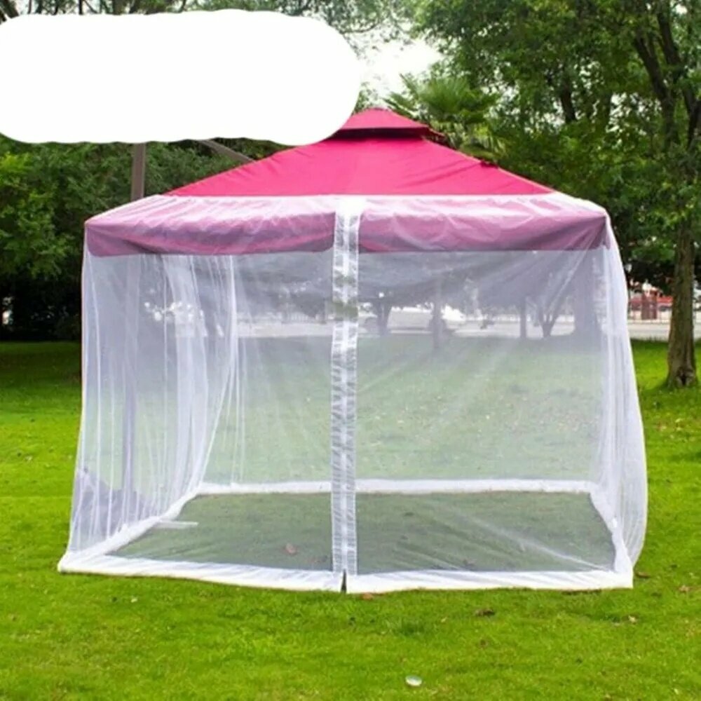 Туристический с москитной сеткой, 3х3х2,3м, тент/ беседка садовая для дачи/улицы-a