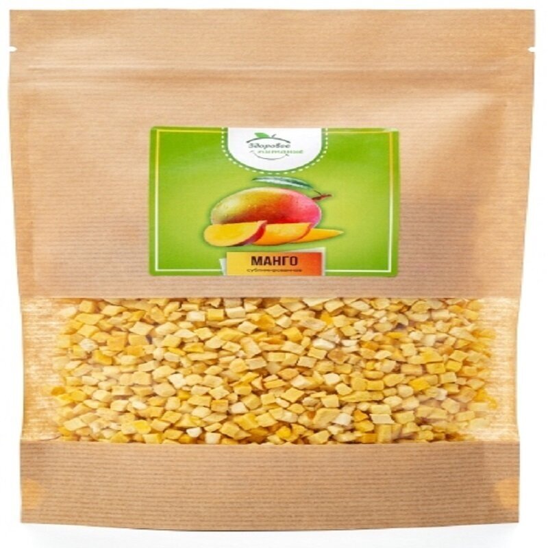 Манго сублимированный, "Можно много", кусочки 5-5 мм, 100 гр