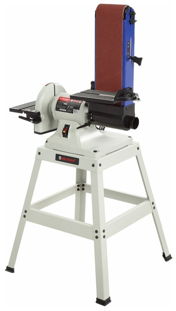 Шлифовальный ленточно-дисковый станок BELMASH BDG-2 152/228, 1100 Вт, S086A