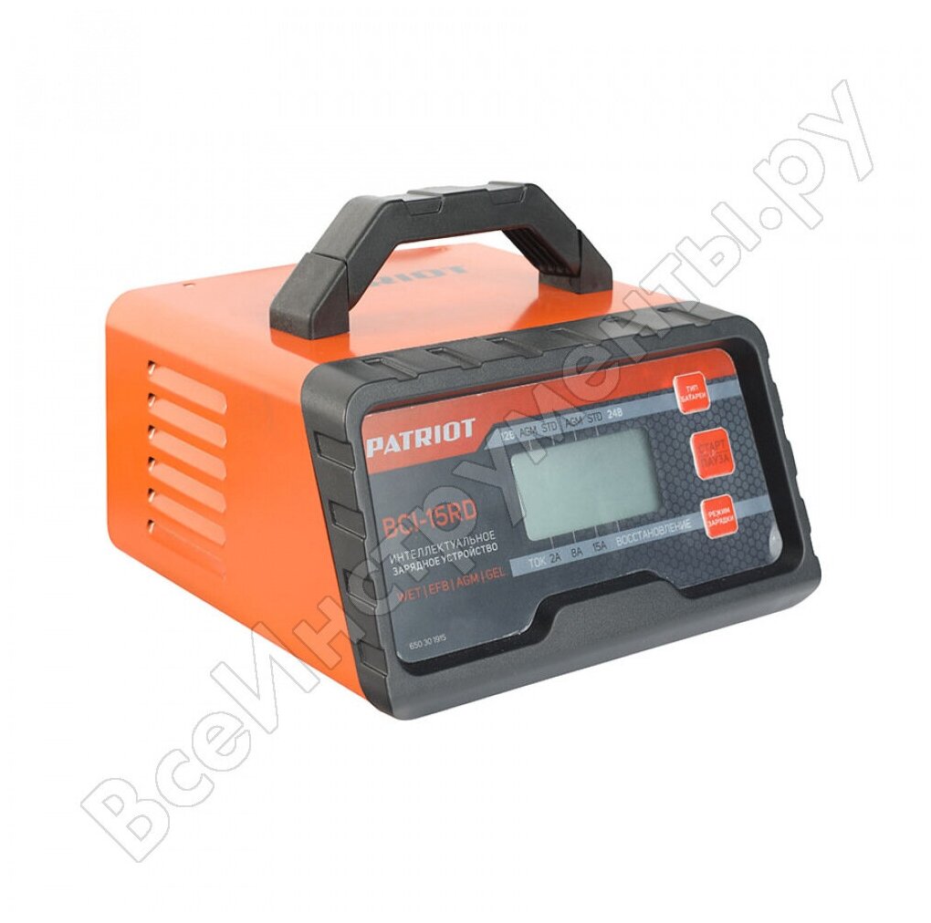 Зарядное устройство с цифровым дисплеем десульфатация аккумулятора поддержка всех типов WET AGM GEL EFB