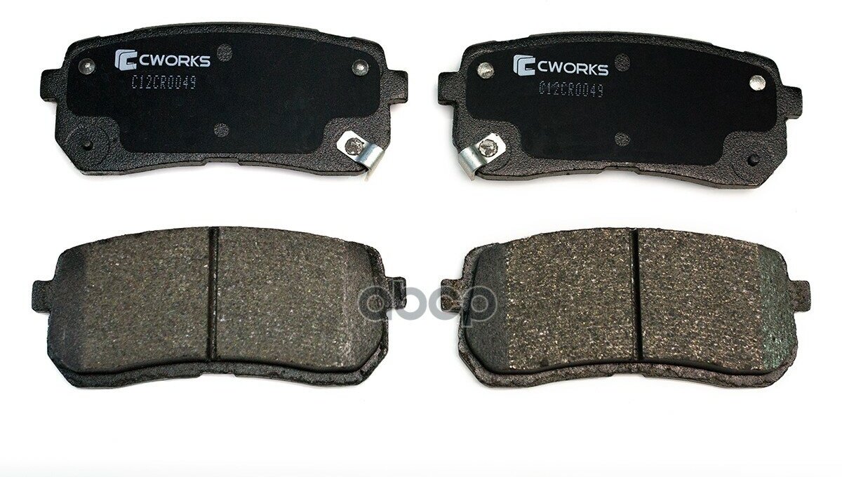 Колодки тормозные задние (Low Metallic) CWORKS арт. C12CR0049
