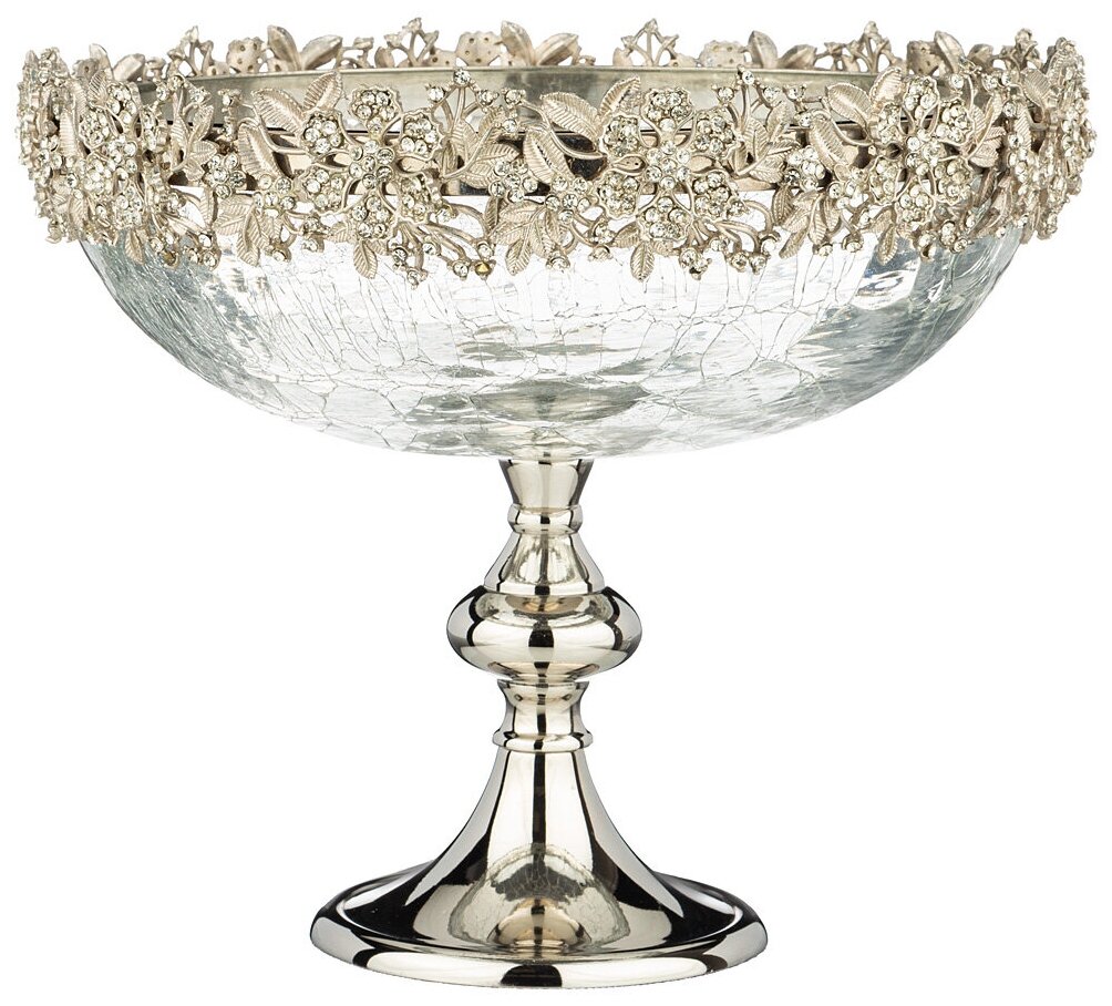 Фруктовница 875-240 на ножке бохо 25,5 см