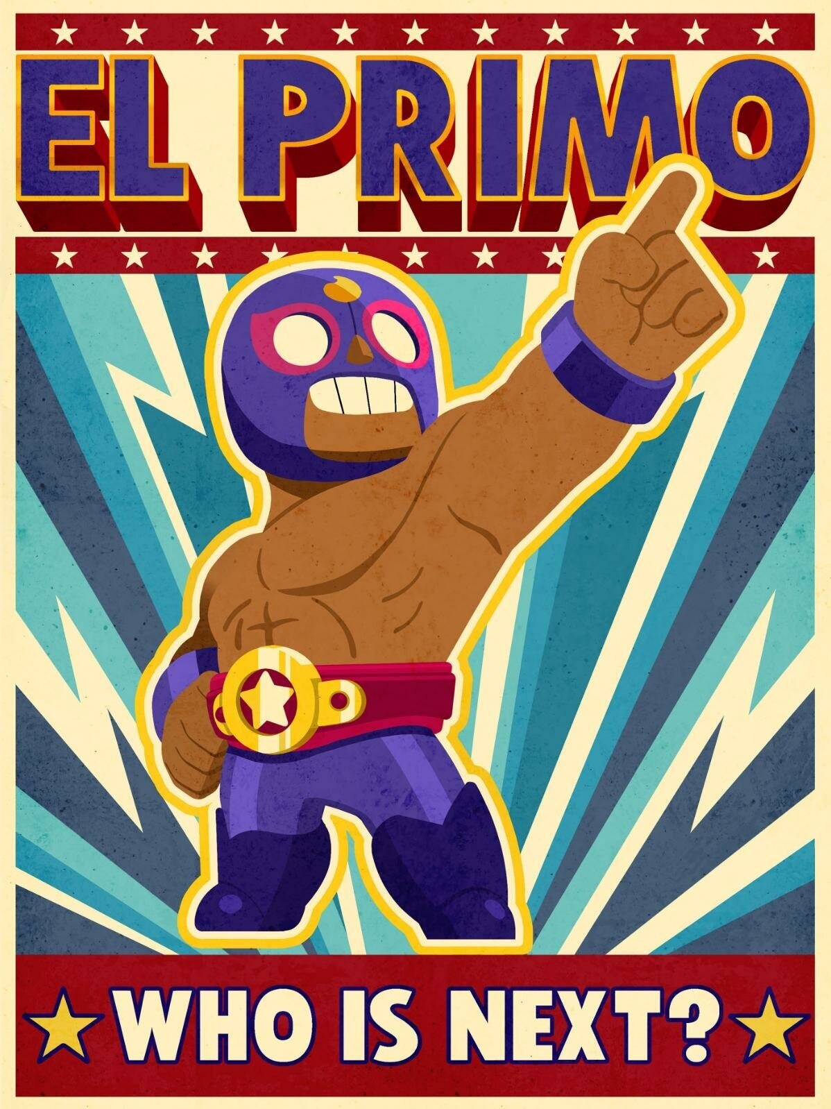 Постер / Плакат / Картина Brаwl Stars 60х90 см в подарочном тубусе