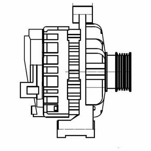 Генератор Стартвольт LG0123B для Chevrolet Niva; LADA