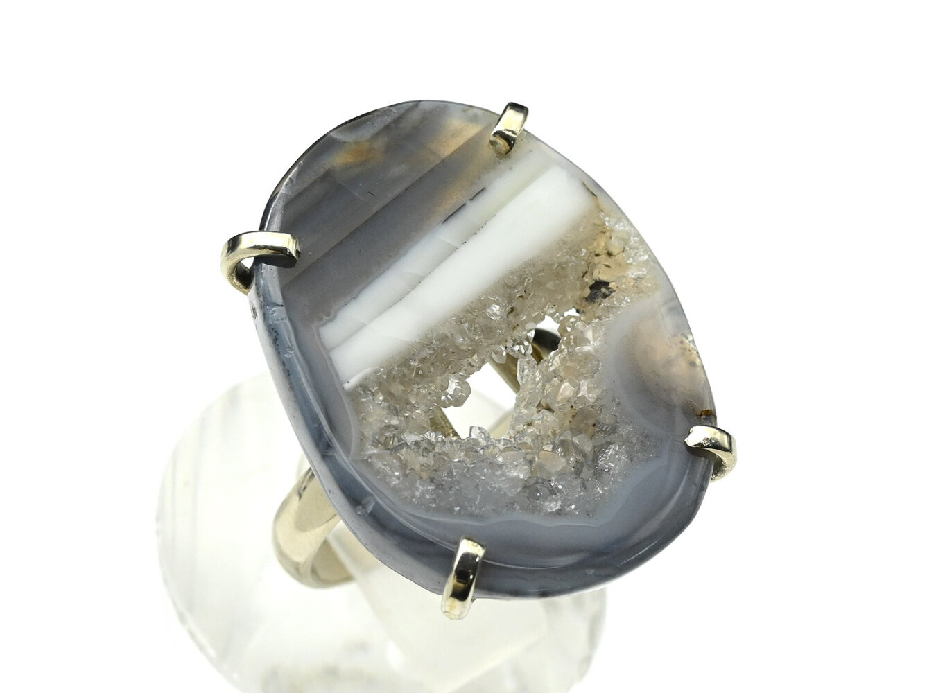 Кольцо, агат