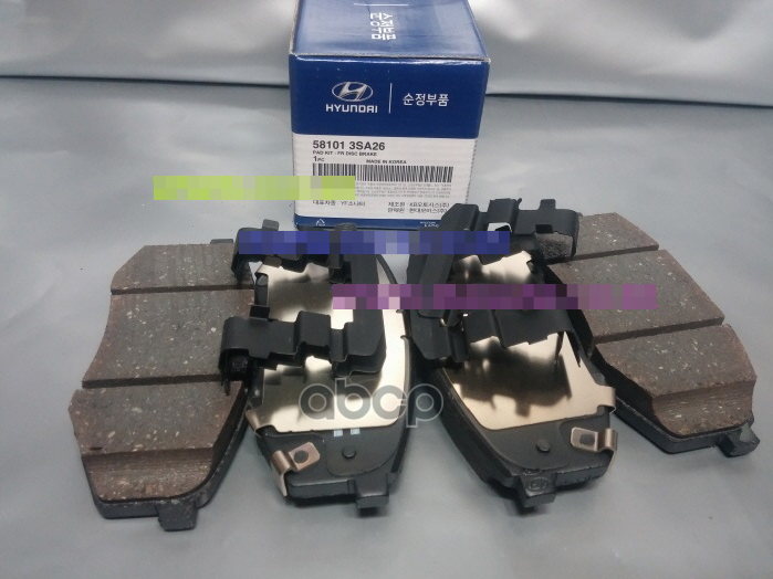 Колодки тормозные передние Hyundai-KIA арт. 581013SA26