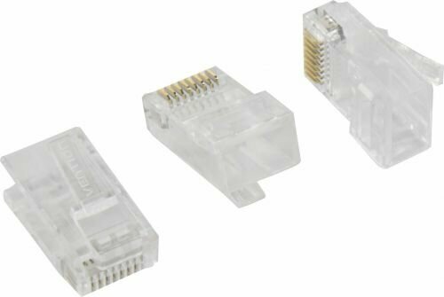Коннектор Vention IDGR0-10 RJ45 (8p8c), UTP, cat. 6A, под витую пару (10шт.)